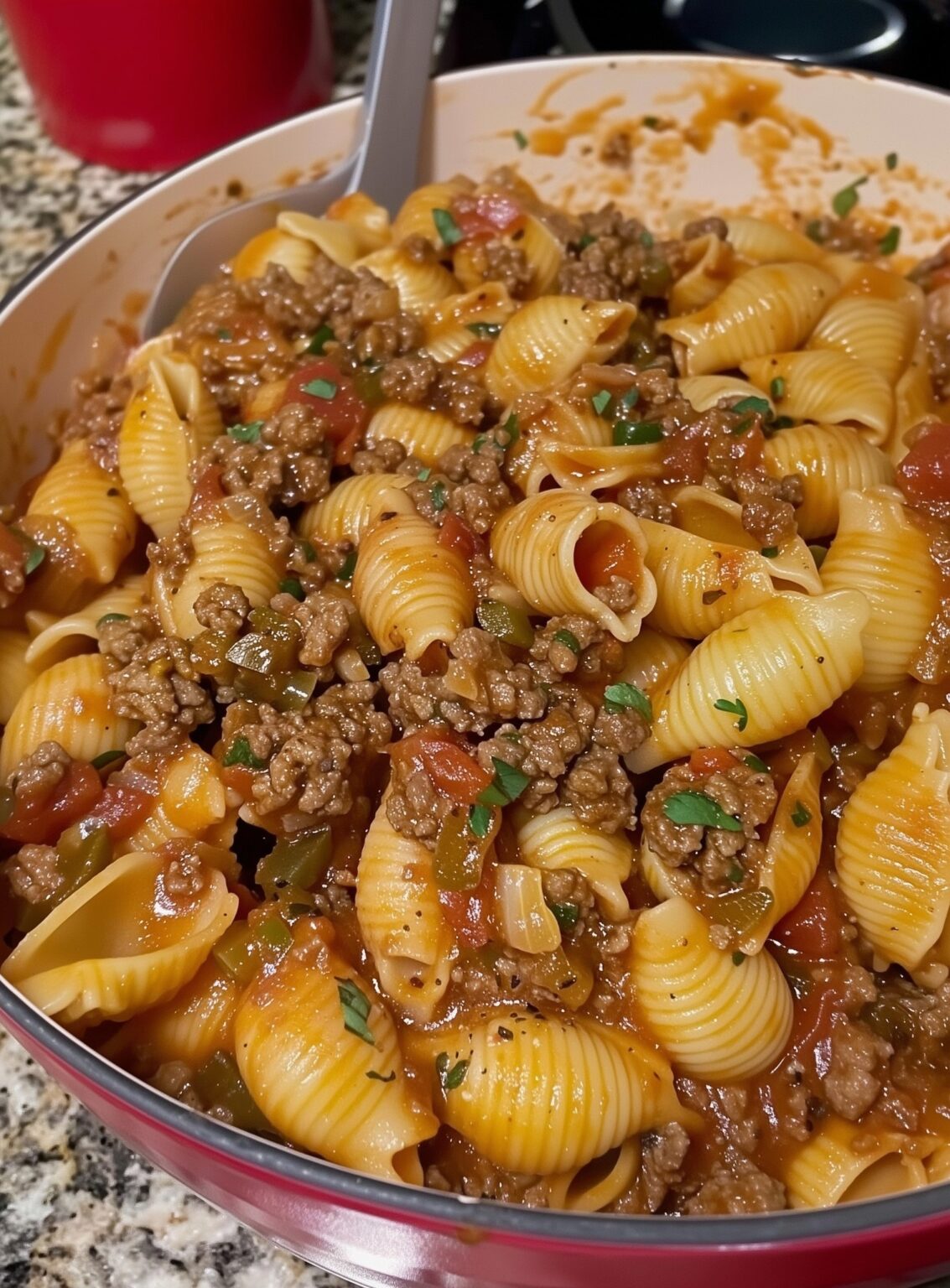 Baked Pasta Shells with Ground Beef Sauce – treendy.online