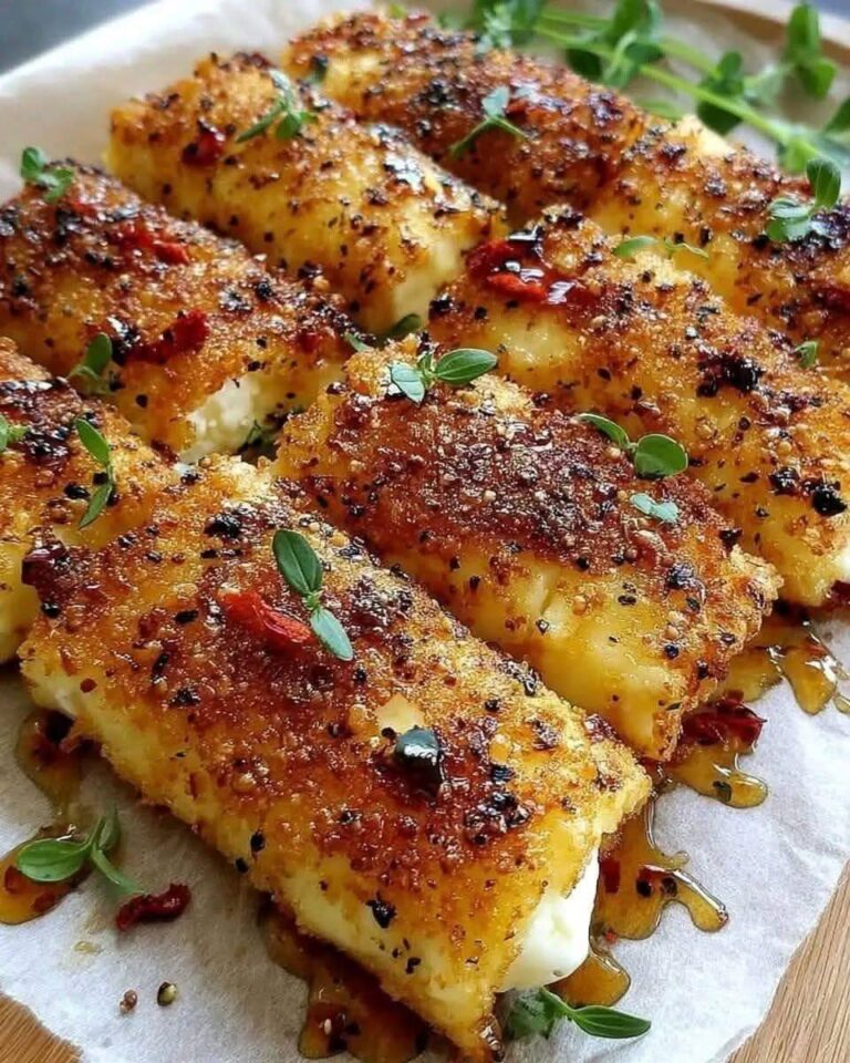 Golden, Crispy Baked Wraps Stuffed with Creamy Feta & Finished with a ...