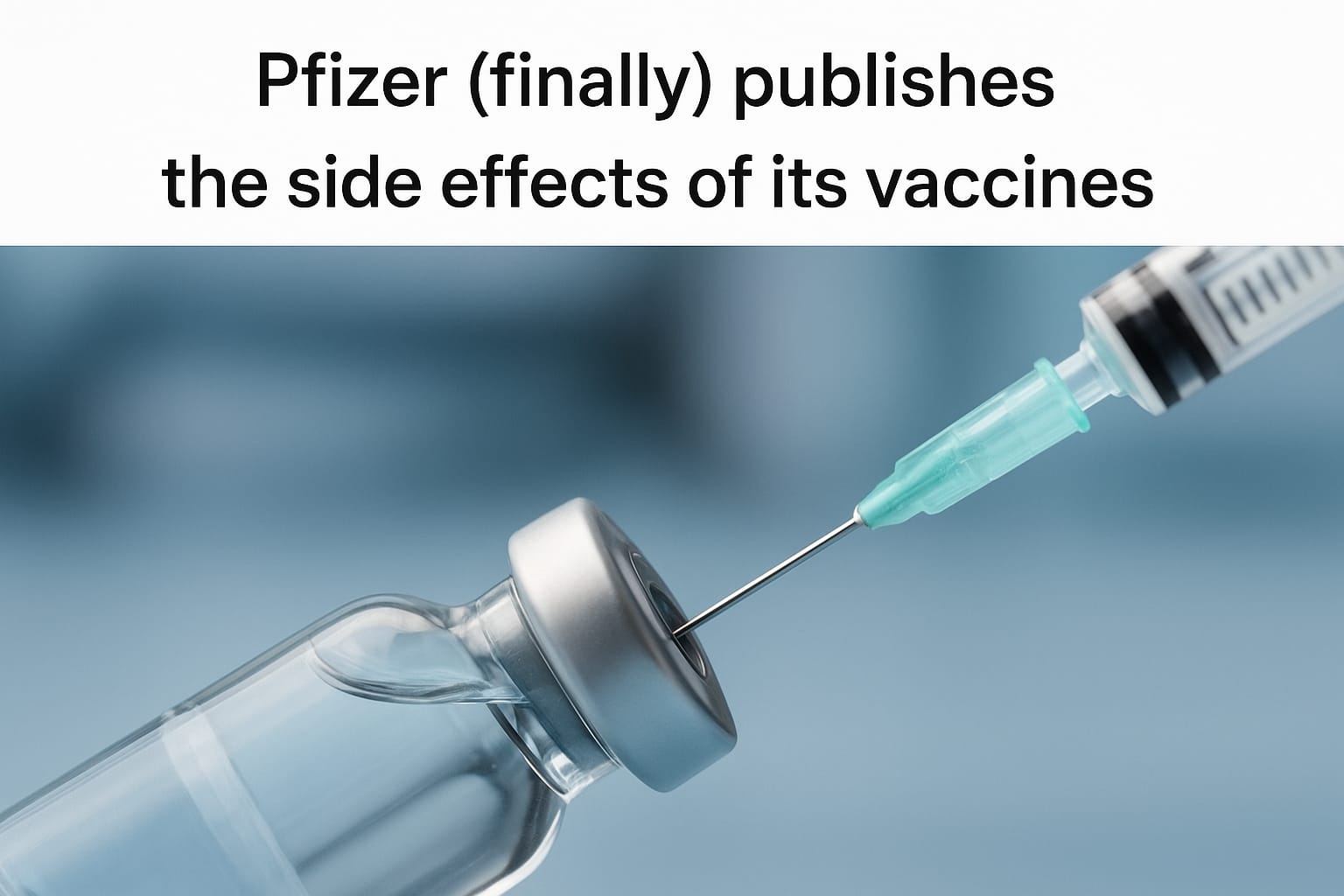 Pfizer (finally) publishes the list of side effects of its vaccines ...