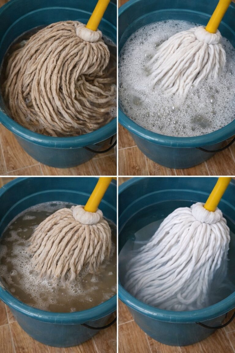 Very dirty mop, do not buy it again: a drop of this ingredient and it ...